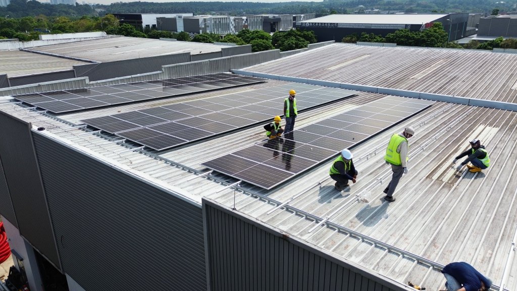 Linkbuild's Office & Warehouse Solar PV System Installation